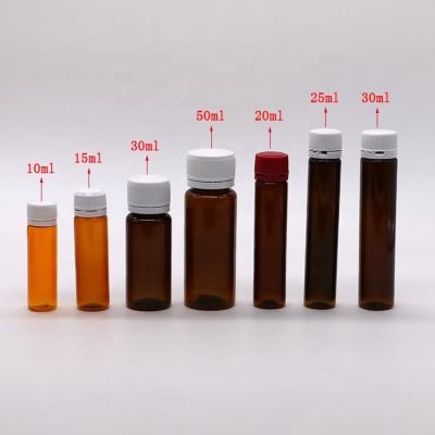 Cina Materiale del corpo PET Bottiglia di liquido di plastica da 50 ml per imballaggi medici e liquidi orali in vendita