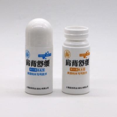 Cina 50 ml/50cc di HDPE bianco di plastica rotolo su bottiglia di forma rotonda per altri prodotti cosmetici essenziali in vendita