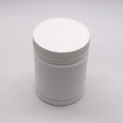 中国 500ml HDPEプラスチック粉末容器 オーダーメイドシリンダー形ラベルステッカーデザイン 販売のため