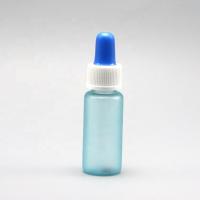China 15ml Round PET Dropper Bottle 14mm Neck for Liquid Dispenser Sample Holder Custom for sale