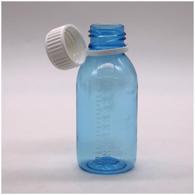 China 100 ml ronde esdoornhoest siroop vloeibare fles met schroefdeksel en warmteverzegeling Te koop