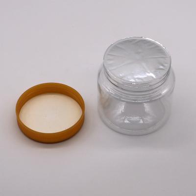Cina Conservatorio alimentare 5oz 150cc PET Plastic Mason Jar con PP tipo di sigillamento a cappuccio a vite in vendita