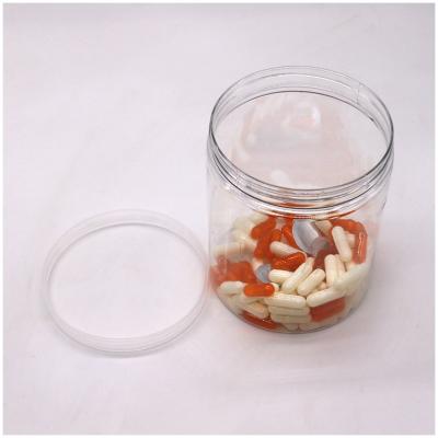 Cina Conservatorio alimentare fatto semplice 700ml PET bottiglia trasparente con tappo a vite in alluminio / plastica in vendita
