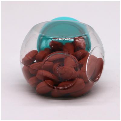 Cina 70ML/CC Bottiglia di plastica rotonda in PET Ideale per snack dolci e deposito di alimenti in PET in vendita