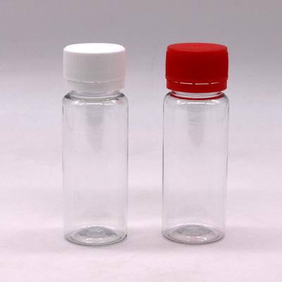 Cina Altri medicinali Bottiglia di sciroppo per tosse PET da 50 ml con colore personalizzabile e tappo sicuro in vendita