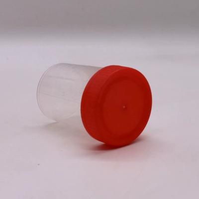 Cina Coppa di raccolta di feci di plastica in PP da 50 ml/60 ml per la bottiglia di campionamento nelle forniture di laboratorio in vendita