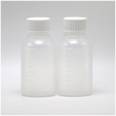 中国 100ml PET アンバー/ブルー メイプル 咳シロップ 口服液体ボトル CRC キャップと熱シール 販売のため