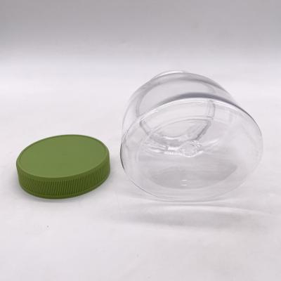 Cina Materiale di base PET 250 ml Bottiglia di plastica a colori personalizzabili per alimenti Caffè Alimenti per animali domestici in vendita