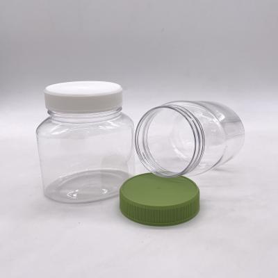 Cina Materiale di base PET 250 ml Bottiglia di plastica a colori personalizzabili per alimenti Caffè Alimenti per animali domestici in vendita