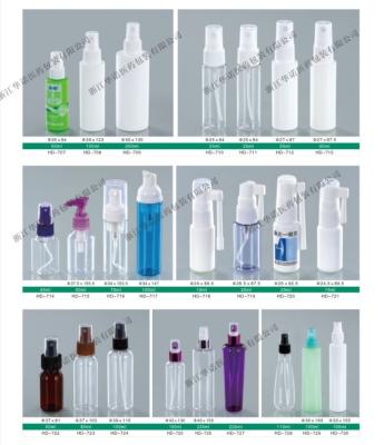中国 PE素材 70ml/50ml ナズルスプレー プラスチックボトル 鼻清掃溶液容器 販売のため