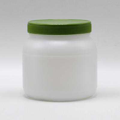 中国 パン 1L / 4L 広口 HDPE タンパク質粉末 スクロールキャップとアルミニウム熱誘導ライナー付きの食品保管 販売のため