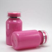 China Customized 150ml PET Medicinal Bottle with Two Layer PS Cap for Pill Storage for sale