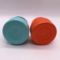 China PE Round Plastic Custom Bottle Tasting Jar 450mL 90mm Neck for Solid Tablet Supplement Storage for sale