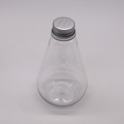 China Medische opslag 250 ml HDPE unieke vorm plastic vloeistofff met aangepast logo en aluminium deksel Te koop