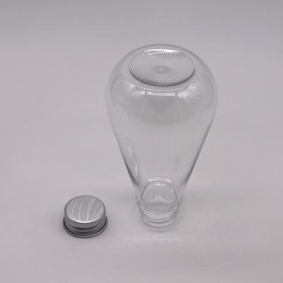 China Medische opslag 250 ml HDPE unieke vorm plastic vloeistofff met aangepast logo en aluminium deksel Te koop