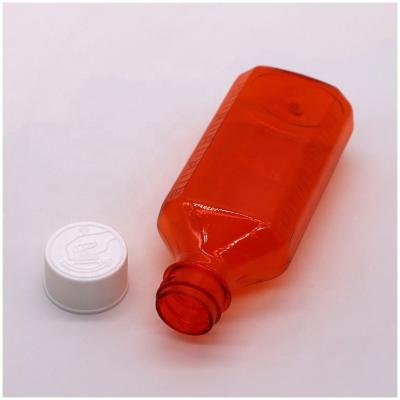 中国 カスタム カラー 透き通る PET プラスチック 口腔液体シロップ ボトル 測定尺度 販売のため