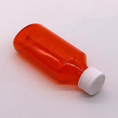 中国 カスタム カラー 透き通る PET プラスチック 口腔液体シロップ ボトル 測定尺度 販売のため