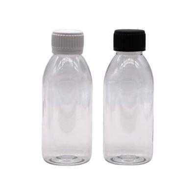 中国 150ml PET 円形アンバー レシピ薬局 液体薬 蓋付き 縮小容器 販売のため