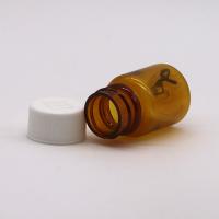 China 15ml PET Plastic Medicine Pill Bottle 28mm Neck Screen Printing for Solid Powder for sale