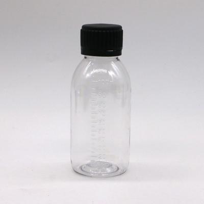 Cina Bottone a scatola PET per 100 ml/60 ml di materiale base dello sciroppo in vendita