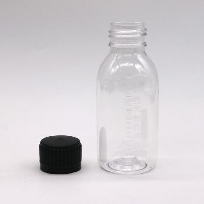Cina Bottone a scatola PET per 100 ml/60 ml di materiale base dello sciroppo in vendita