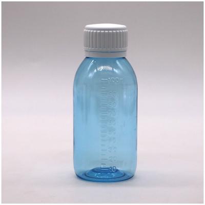 Cina Bottone a scatola PET per 100 ml/60 ml di materiale base dello sciroppo in vendita