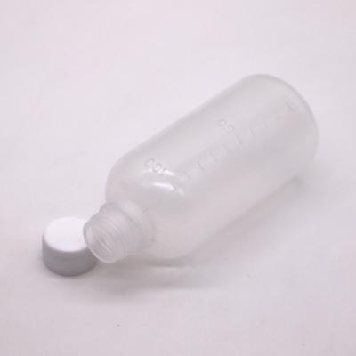 Cina Medicina 100 ml PET liquido Bottiglia di plastica vuota con scala e colore personalizzabile in vendita