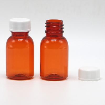 Cina Bottiglia per medicinali liquidi PET a prova di perdite con tappo 20ML/CC Materiale del colletto PET in vendita
