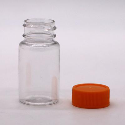 Cina Bottiglia liquida in plastica PET da 20 ml/cc con inserto per pillole e bottiglia antiperdita in vendita