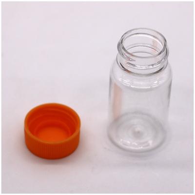 Cina Bottiglia liquida in plastica PET da 20 ml/cc con inserto per pillole e bottiglia antiperdita in vendita