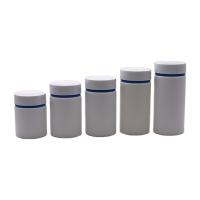 China Customized HDPE PE Cap 175ml Supplement Pill Bottle 43mm Neck Diameter for sale