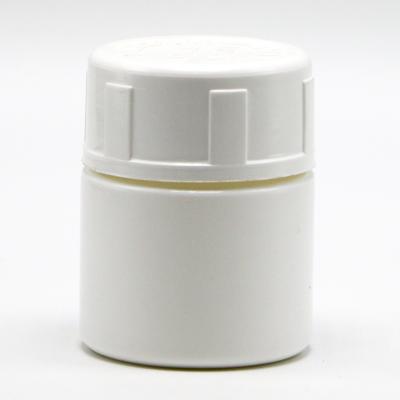 Chine 30 ml HDPE Portable Poudre blanche en plastique Pilule de médicament Bouteilles de comprimés Contenant avec capuchon de sécurité pour enfants à vendre