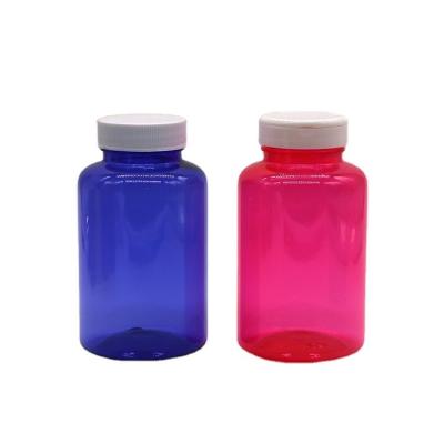 Chine 300 ml / 10 oz Bouteille en plastique PET de forme ronde avec capuchon pour contenant de bouteille de pilule à vendre