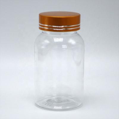 China 120 ml de boca larga Flip Top Cap PET Botão para recipiente de suplemento de frasco de pílula personalizado à venda