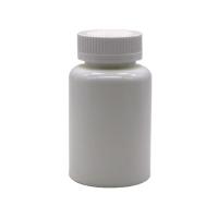 China Customized Logo 175mL Round Shape PE Plastic Bottle for Solid Tablet Capsule Storage for sale