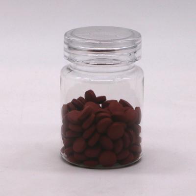 China 70ml PET Transparent Bottle Plastic Medicine Containers with SCREW Cap OEM Service for sale