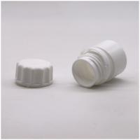 China 20ml White HDPE Refillable Solid Medicine Capsule Pill Tablet Plastic Bottle Jar for sale