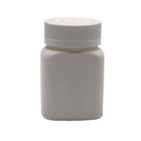 China 85ml HDPE Square Plastic Bottle Jar for Medicine Solid Tablet Capsule Storage for sale