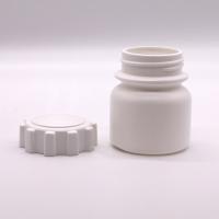 China 100mL HDPE Screw Cap Round Plastic Bottle for Medicine Solid Tablet Storage for sale