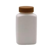 China 160mL HDPE Square Medicine Pill Bottle Empty Pharmaceutical Packaging Solution for sale
