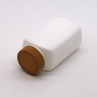 China 160mL HDPE Square Medicine Pill Bottle Empty Pharmaceutical Packaging Solution for sale