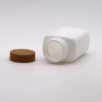 China 160mL HDPE Square Medicine Pill Bottle Empty Pharmaceutical Packaging Solution for sale