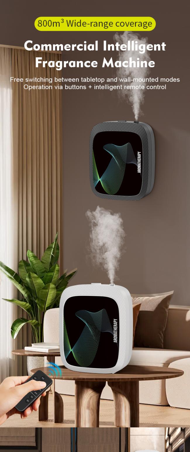 Front view of wall-mounted aroma diffuser