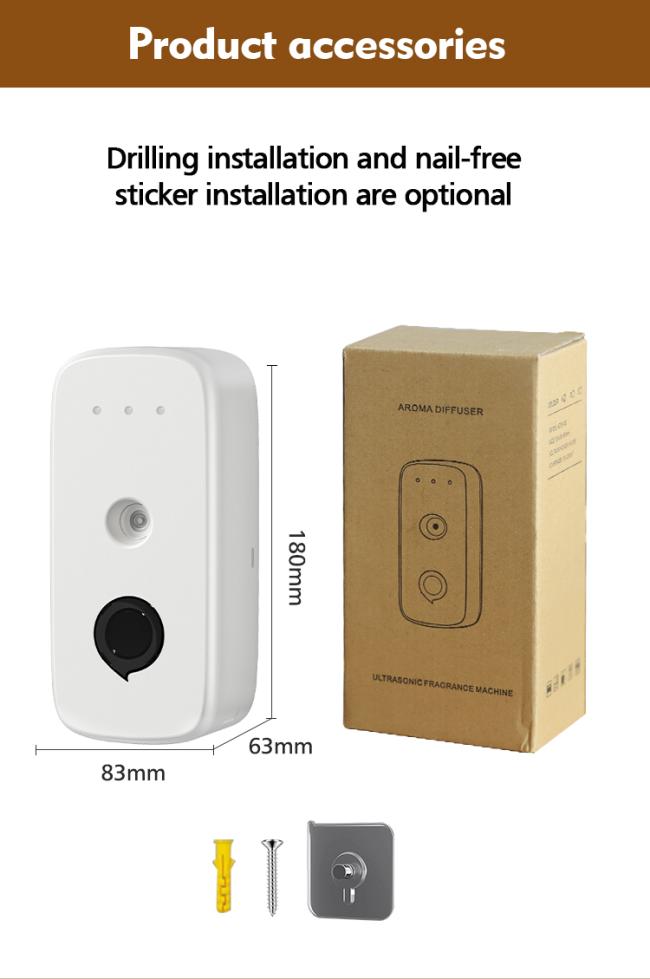 Diffuser remote control features