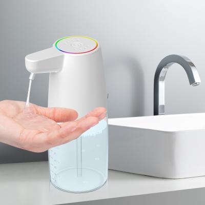 China 450ML Plastic Refillable Foaming Soap Dispenser 119*81*204mm For Home And Office Use for sale