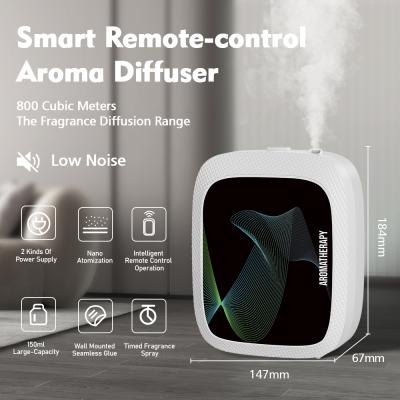 China 150ML Wall Mounted Aroma Diffuser 6V Voltage Eco Friendly Aromatherapy Diffusers for sale