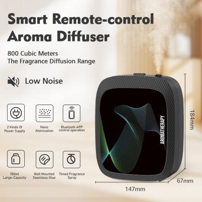 China Wall Mounted Ultrasonic Aromatherapy Diffuser Eco Friendly Essential Oil Diffuser for sale