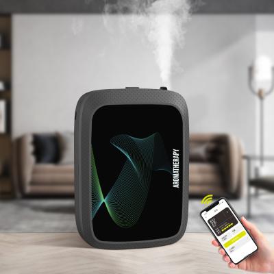 China APP Controlled Ultrasonic Aromatherapy Diffuser 200mL Electric Air Freshener Wall Mounted for sale