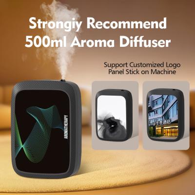 China APP Controlled Ultrasonic Aromatherapy Diffuser 200mL Electric Air Freshener Wall Mounted for sale