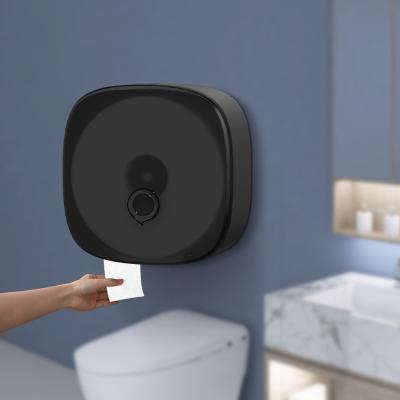 China ABS Plastic Jumbo Roll Paper Towel Dispenser - No Drill Installation for Hotel Bathrooms & Commercial Use for sale